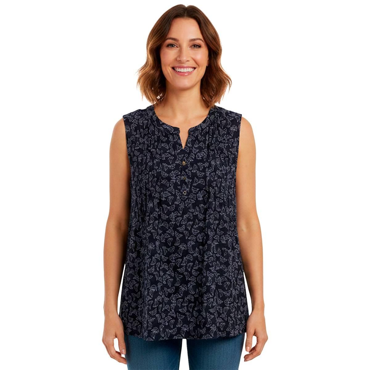 Click here for Womens Napa Valley Sleeveless Coastal Pleat Jacqua... prices