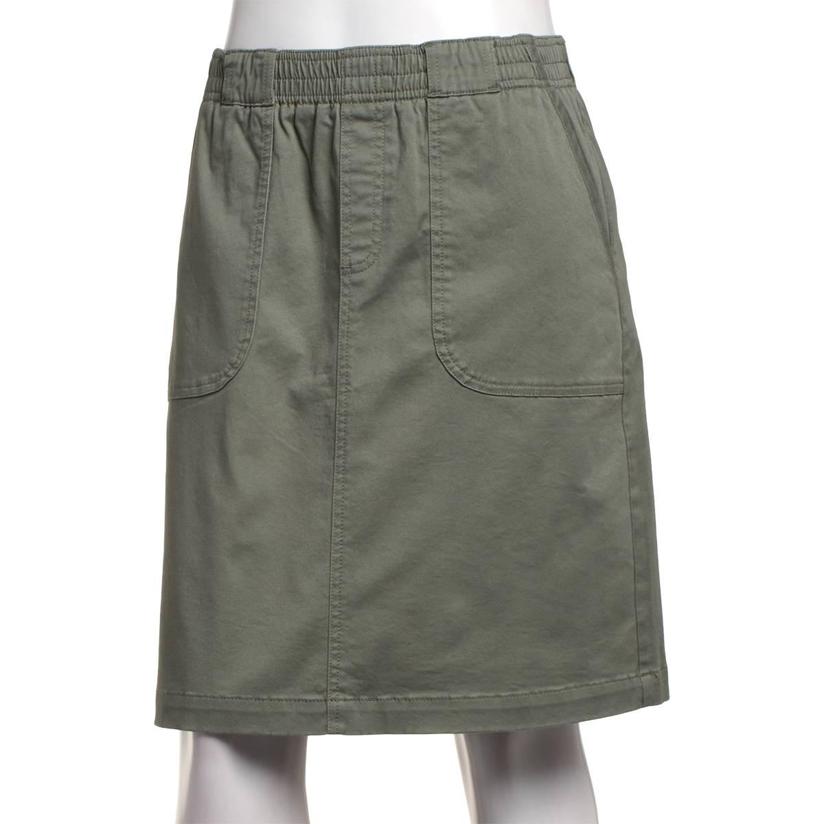 Click here for Petite Napa Valley Fine Line Twill Shirred Waist S... prices