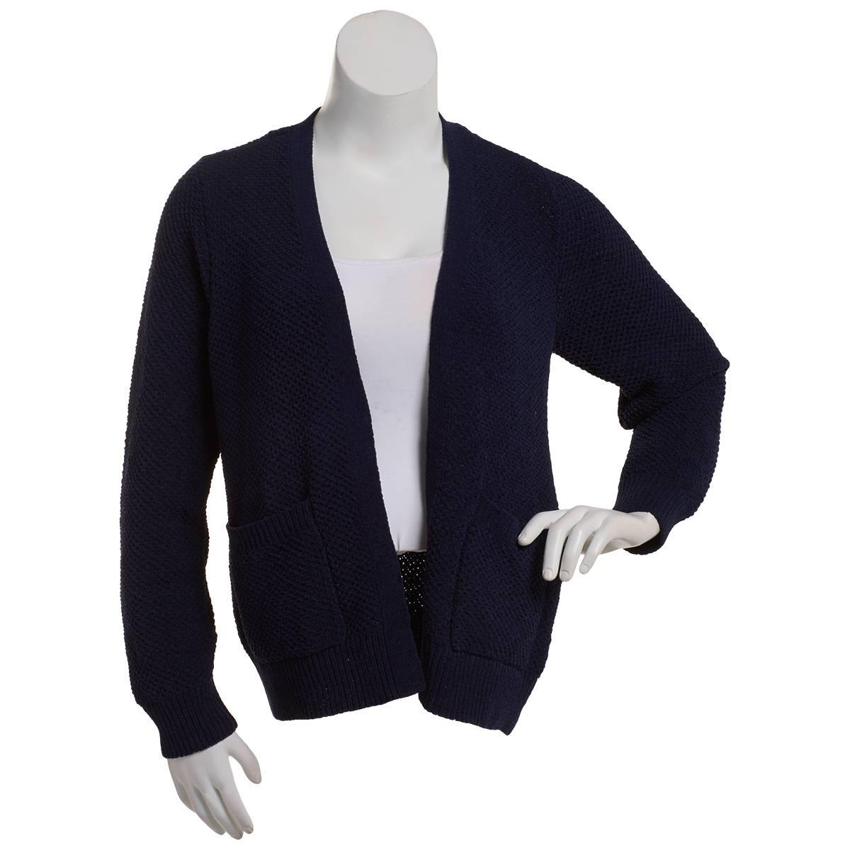 Click here for Plus Size Napa Valley Long Sleeve Chenille Open Fr... prices