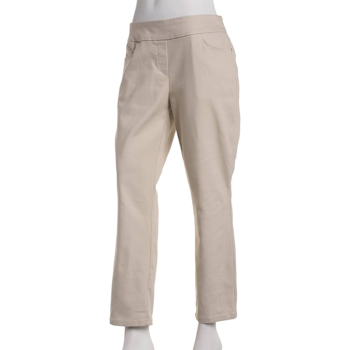 Click here for Petite Napa Valley Cotton Super Stretch Pants - Sh... prices