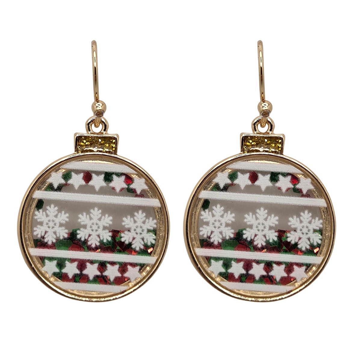 Click here for Ornament with Sequins Drop Earrings prices