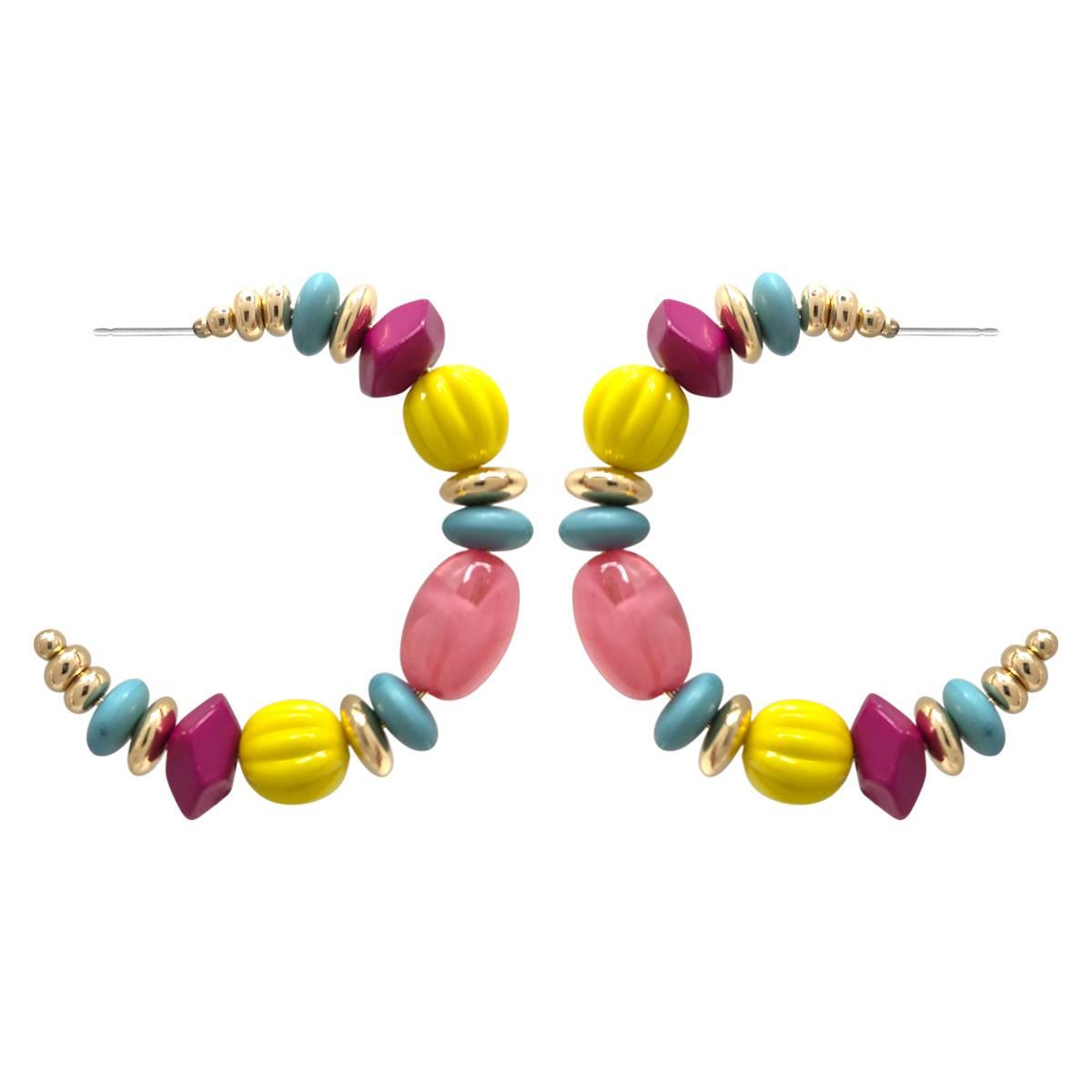 Click here for Ashley Cooper(tm) Gold-Tone Multi Color Beads C-Ho... prices