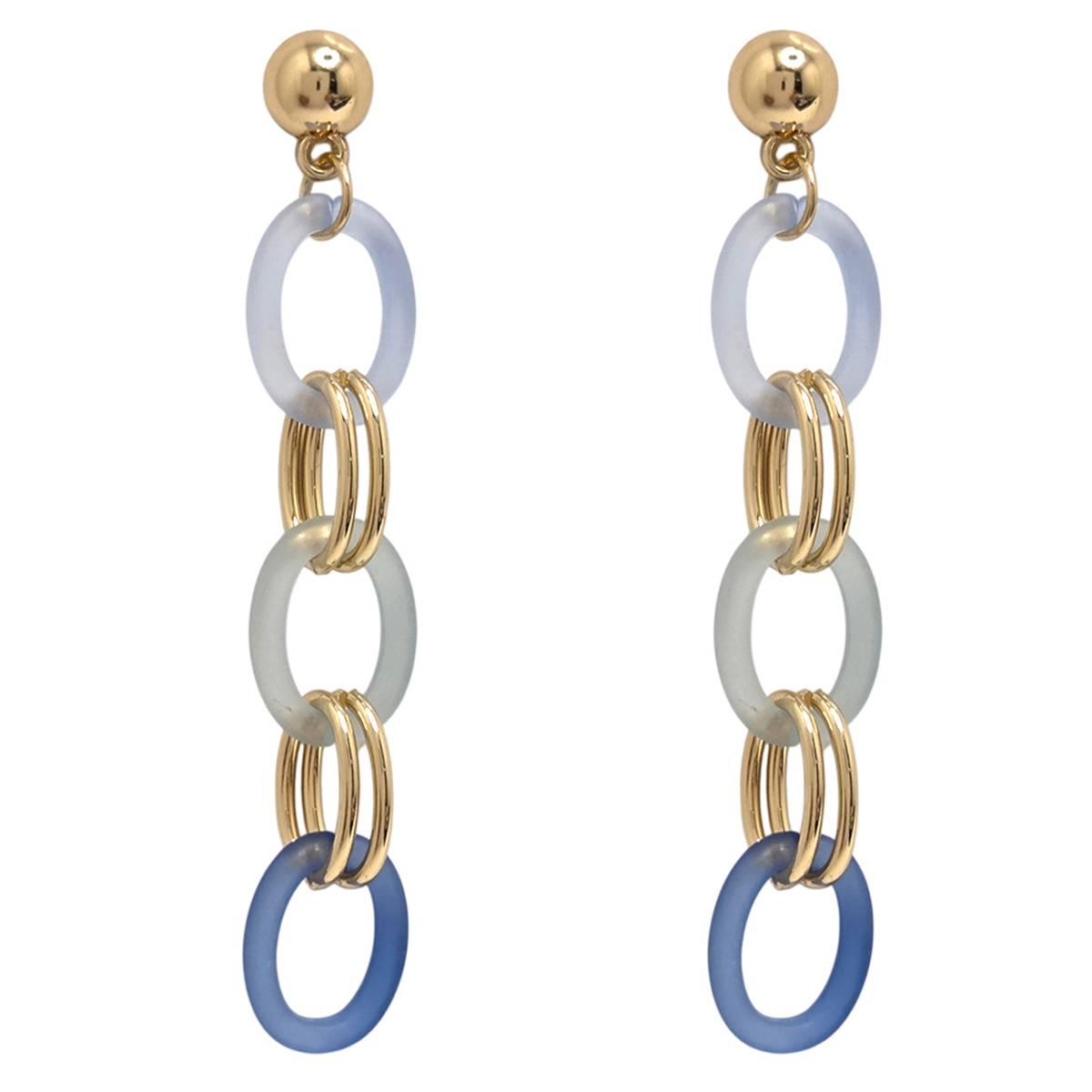 Click here for Ashley Cooper(tm) Gold-Tone Blue Oval Drop Earring... prices