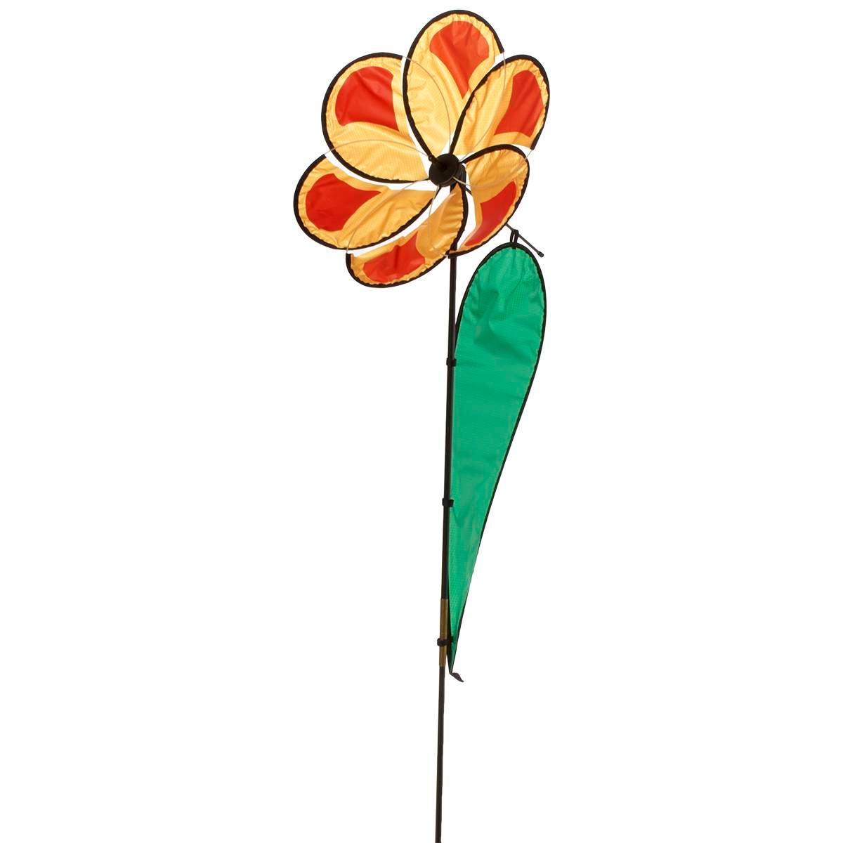 Click here for 44in. Yellow Daisy Flower Wind Spinner prices