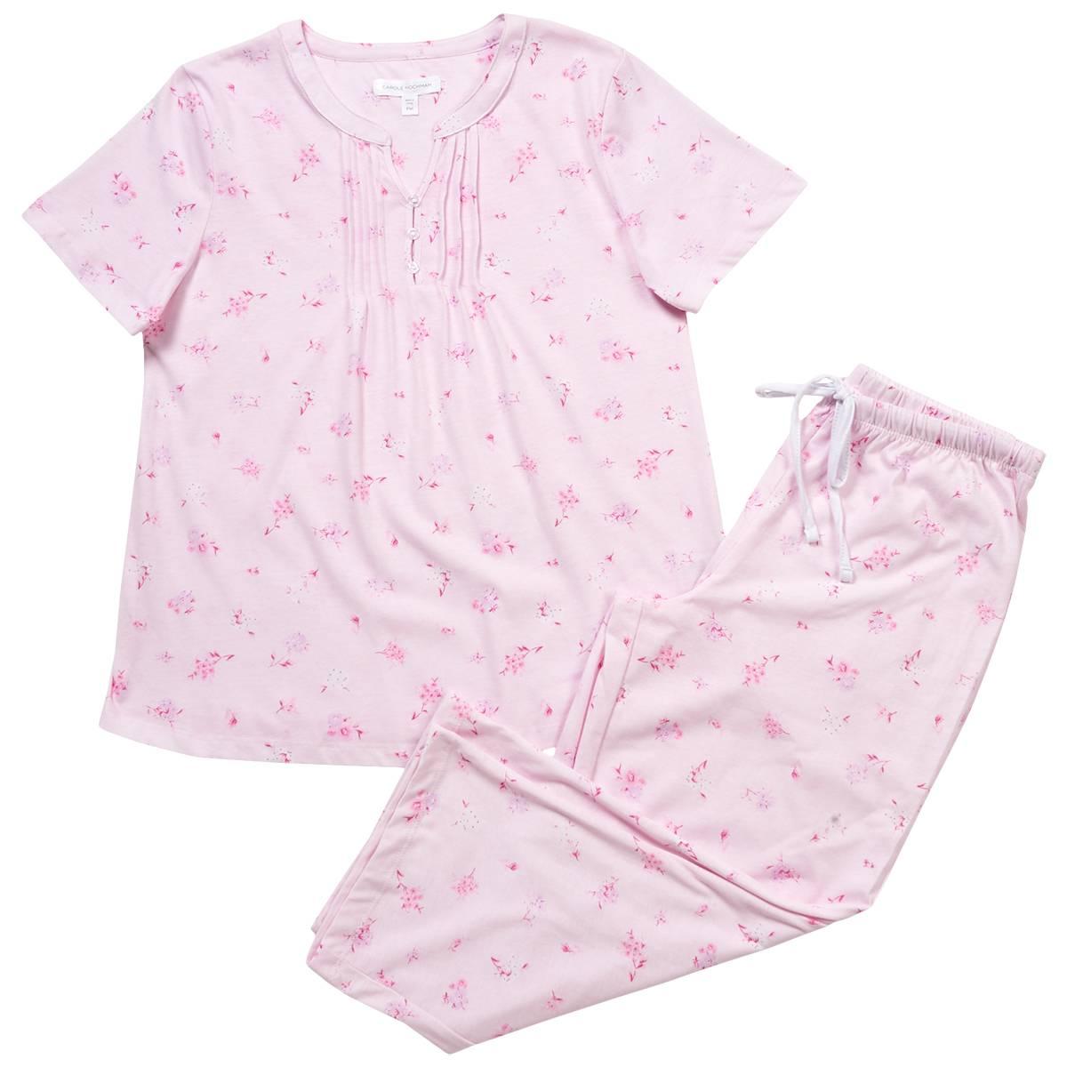 Click here for Womens Carole Hochman Short Sleeve Bouquet Ditsy C... prices