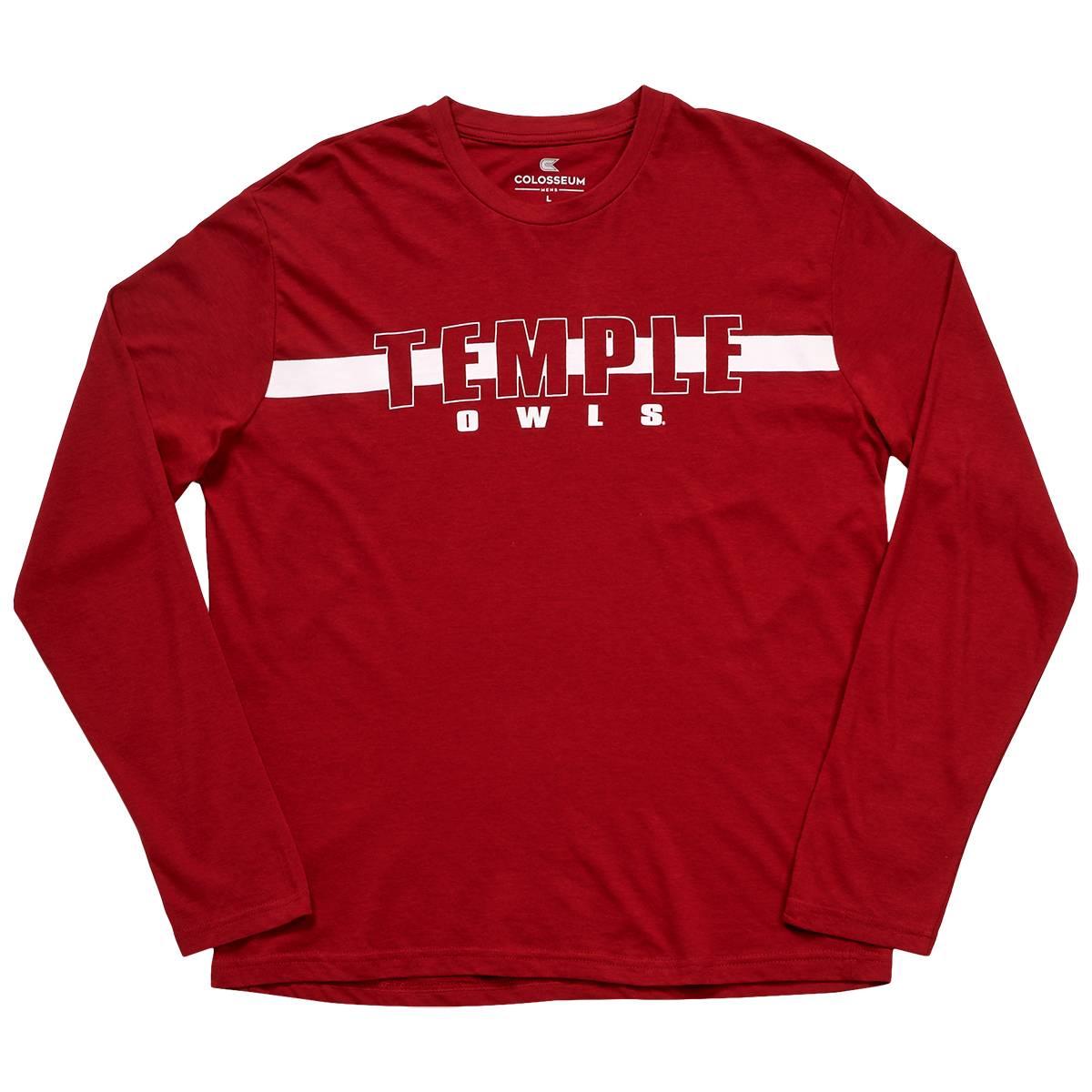 Click here for Mens Colosseum(tm) Temple Owls Long Sleeve Tee prices
