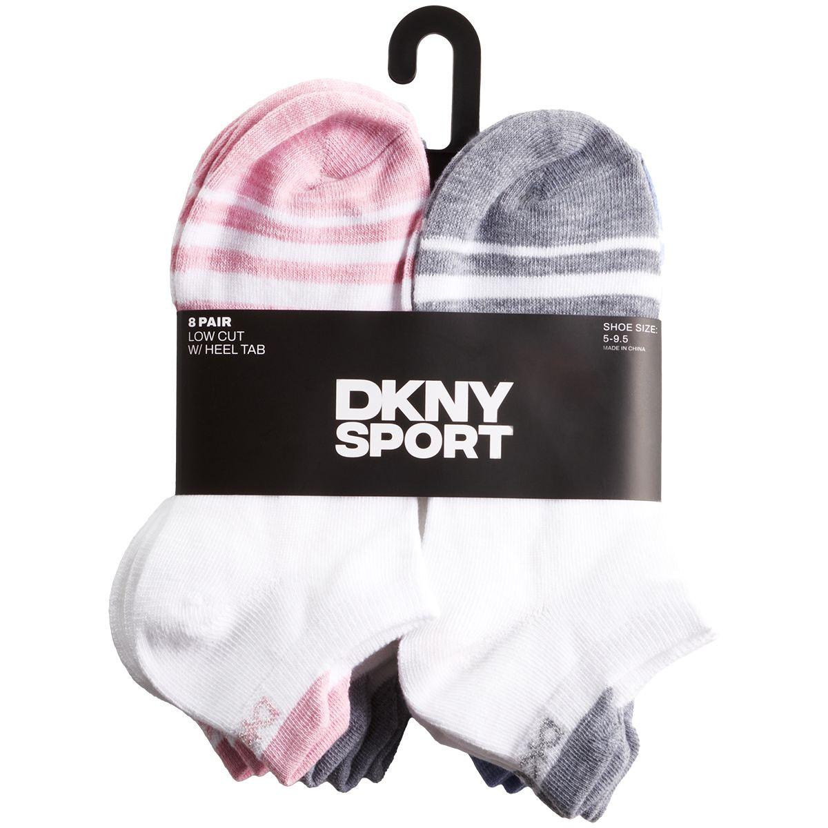 Click here for Womens DKNY 8pk. Heel Tab Low Cut Socks prices