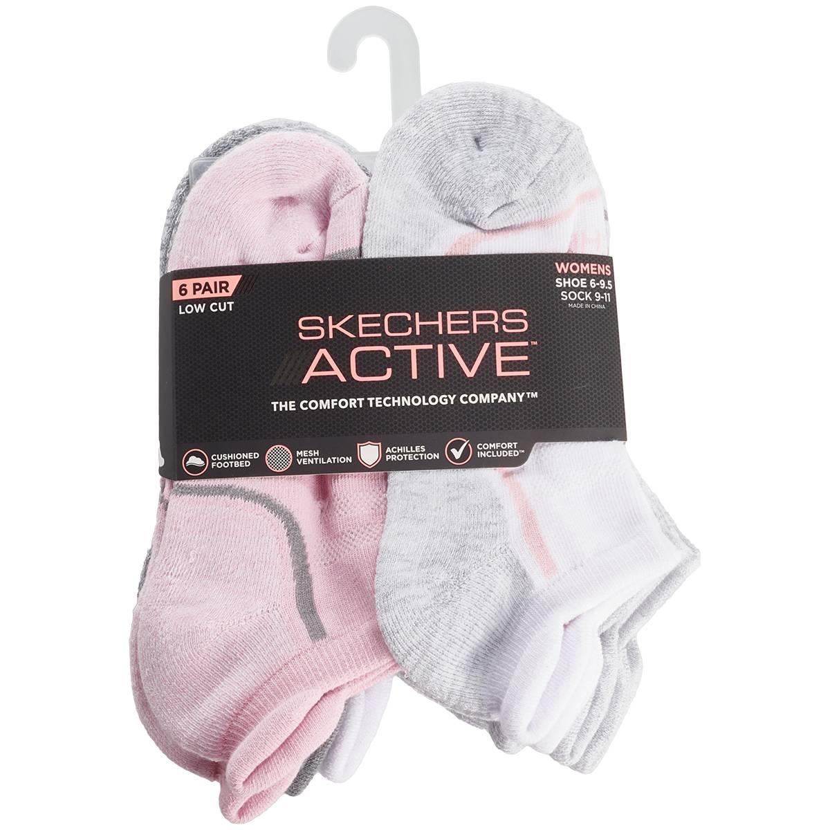 Click here for Womens Sketchers 6pr. Half-Terry Low Cut Socks prices