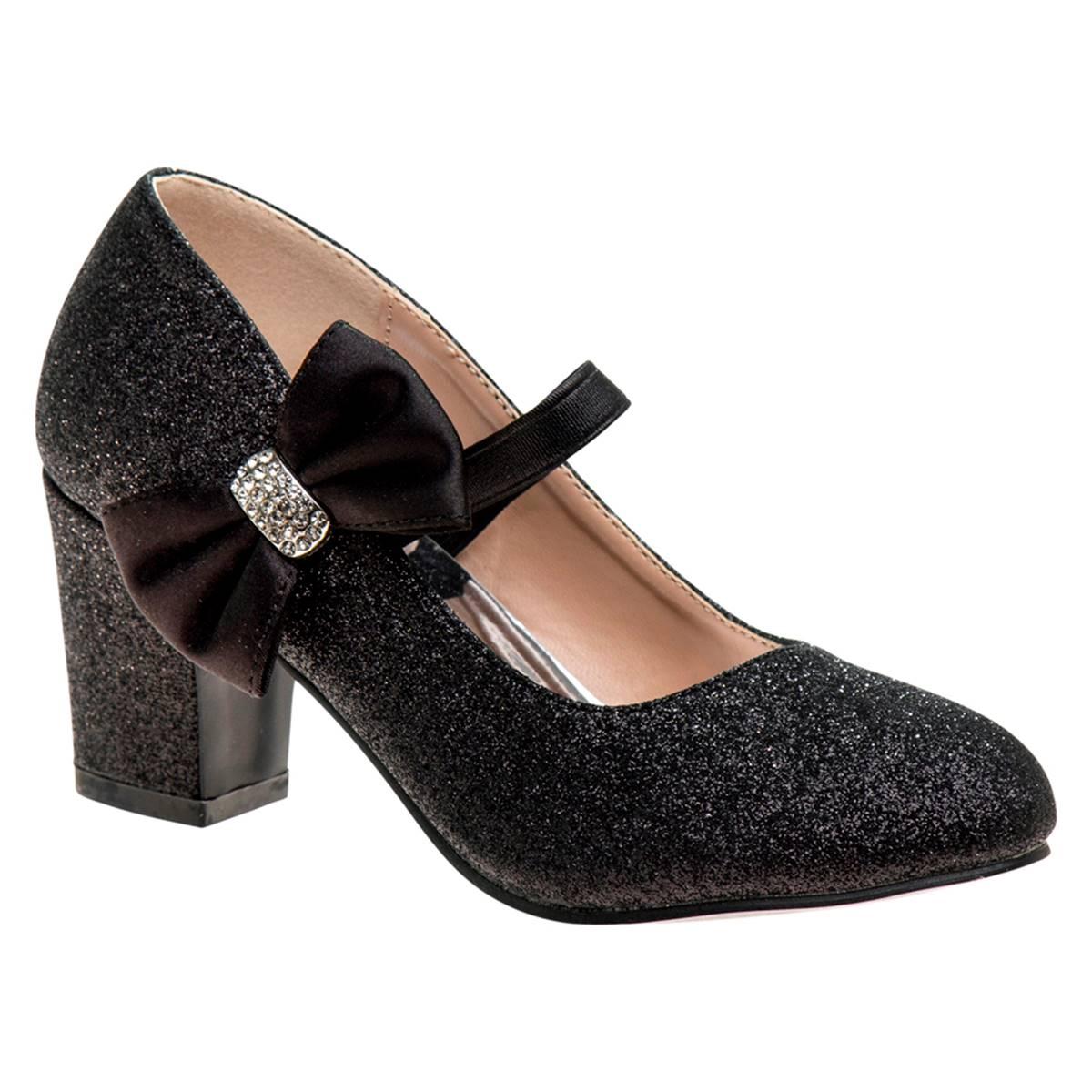 Click here for Big Girls Badgley Mischka Heeled Bow Dress Pumps prices