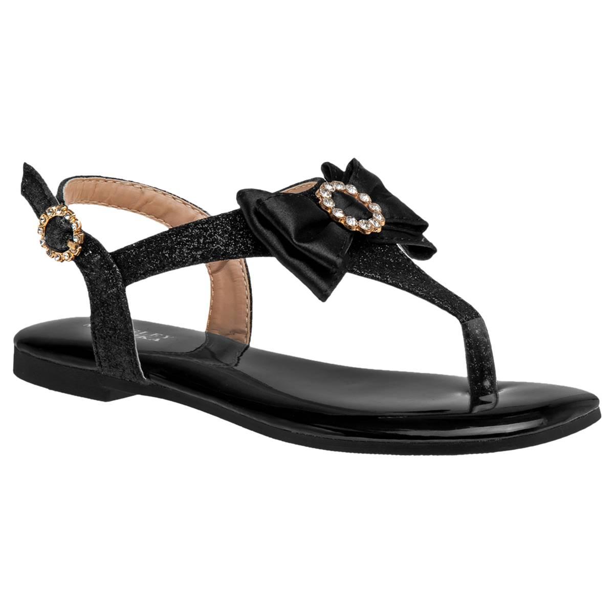 Click here for Big Girls Badgley Mischka Flat Dress Sandals with... prices
