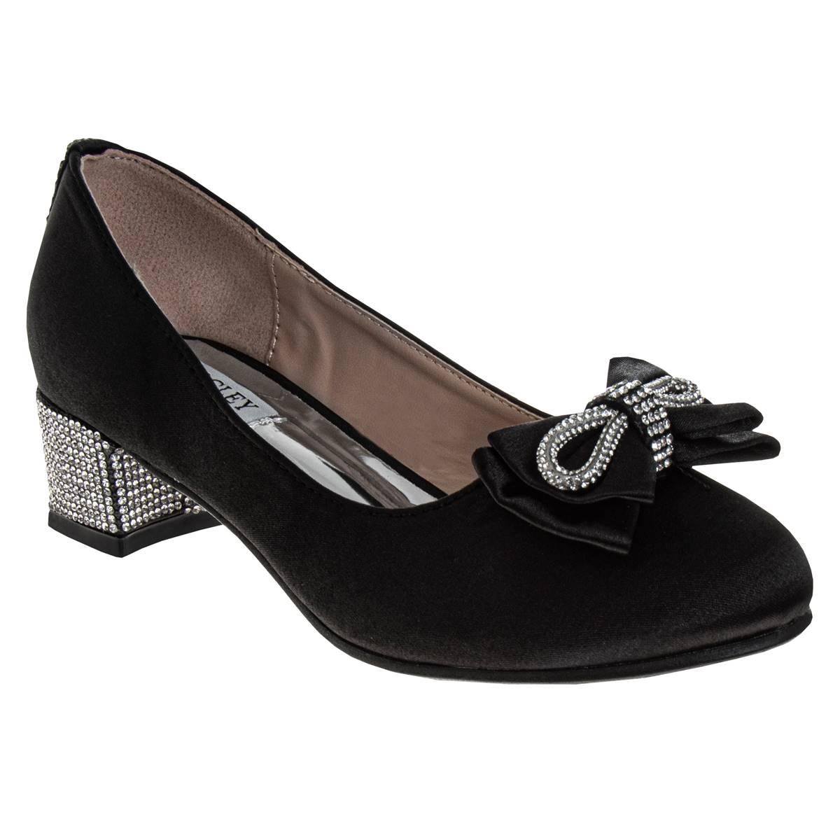 Click here for Little Girls Badgley Mischka Dress Pumps with Bow prices