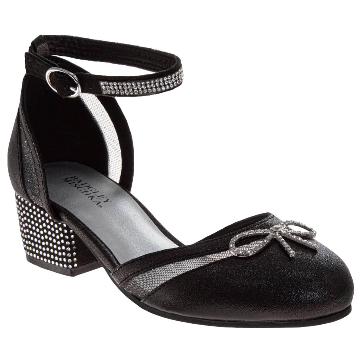 Click here for Big Girls Badgley Mischka(R) Buckle Dress Sandals prices