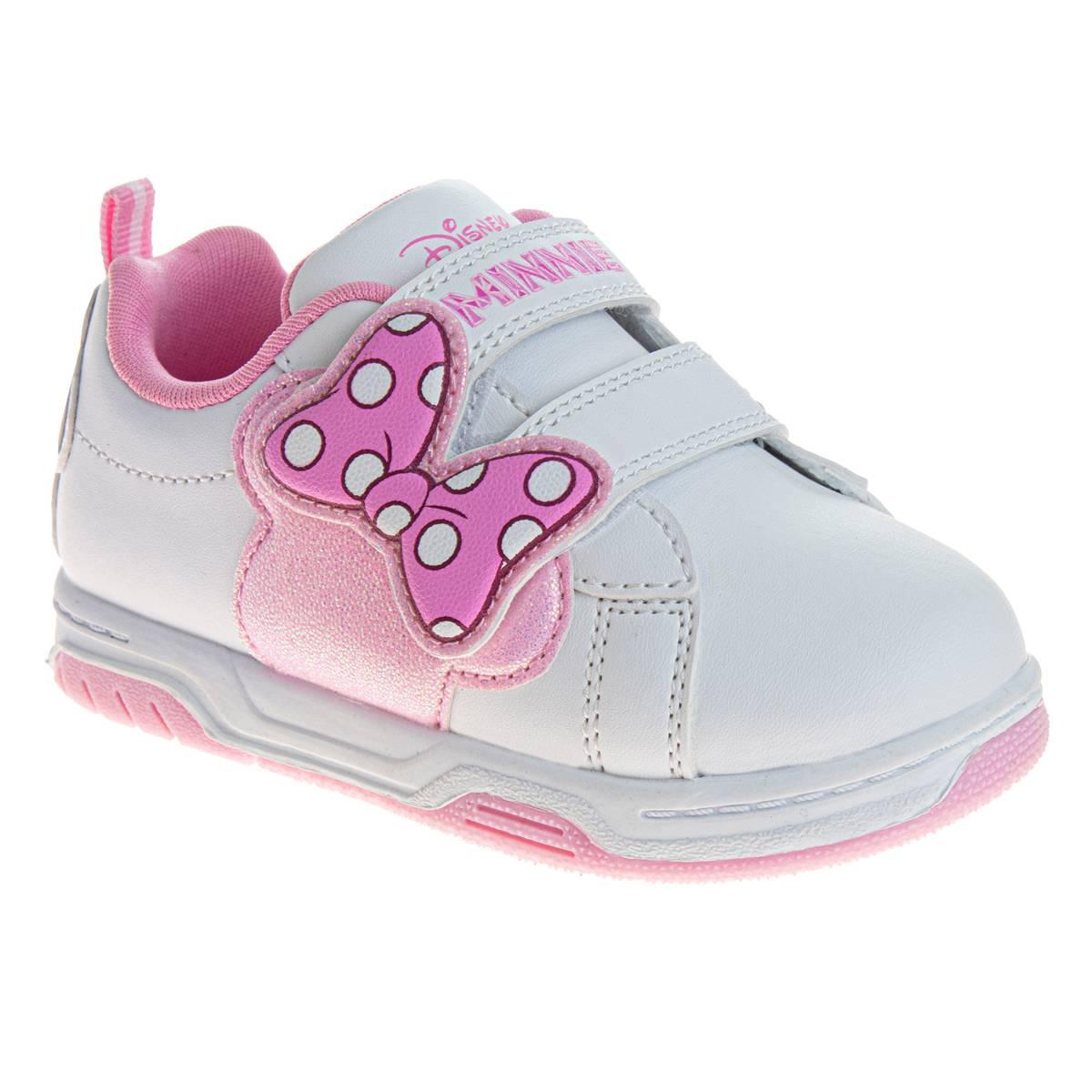 Little Girls Disney Minnie Mouse Pink Fashion Sneakers