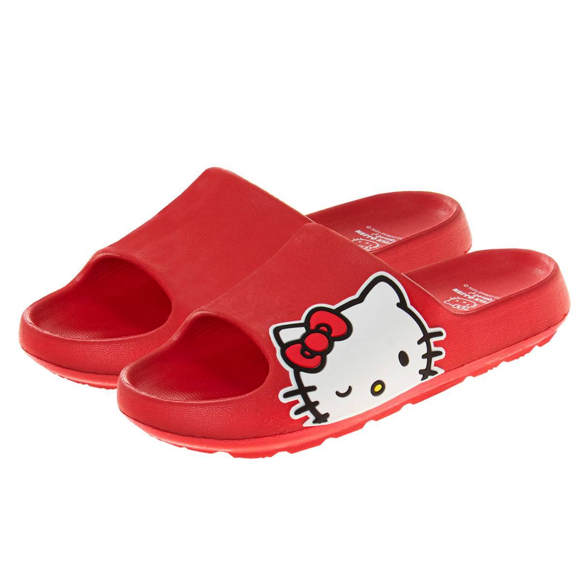 Hello Kitty Big Girls Dual-Sizes Slides - Red