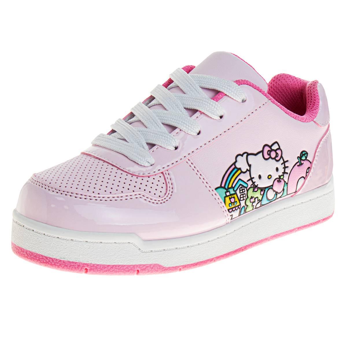 Big Girls Hello Kitty(R) Lace-Up Vintage Fashion Sneakers