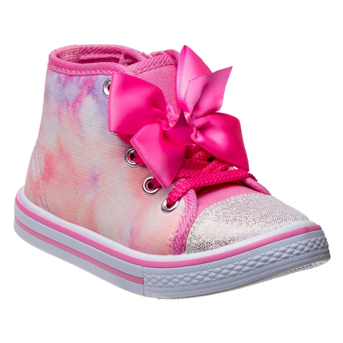 Click here for Toddler Girl Laura Ashley(R) High-Top Canvas Fashi... prices
