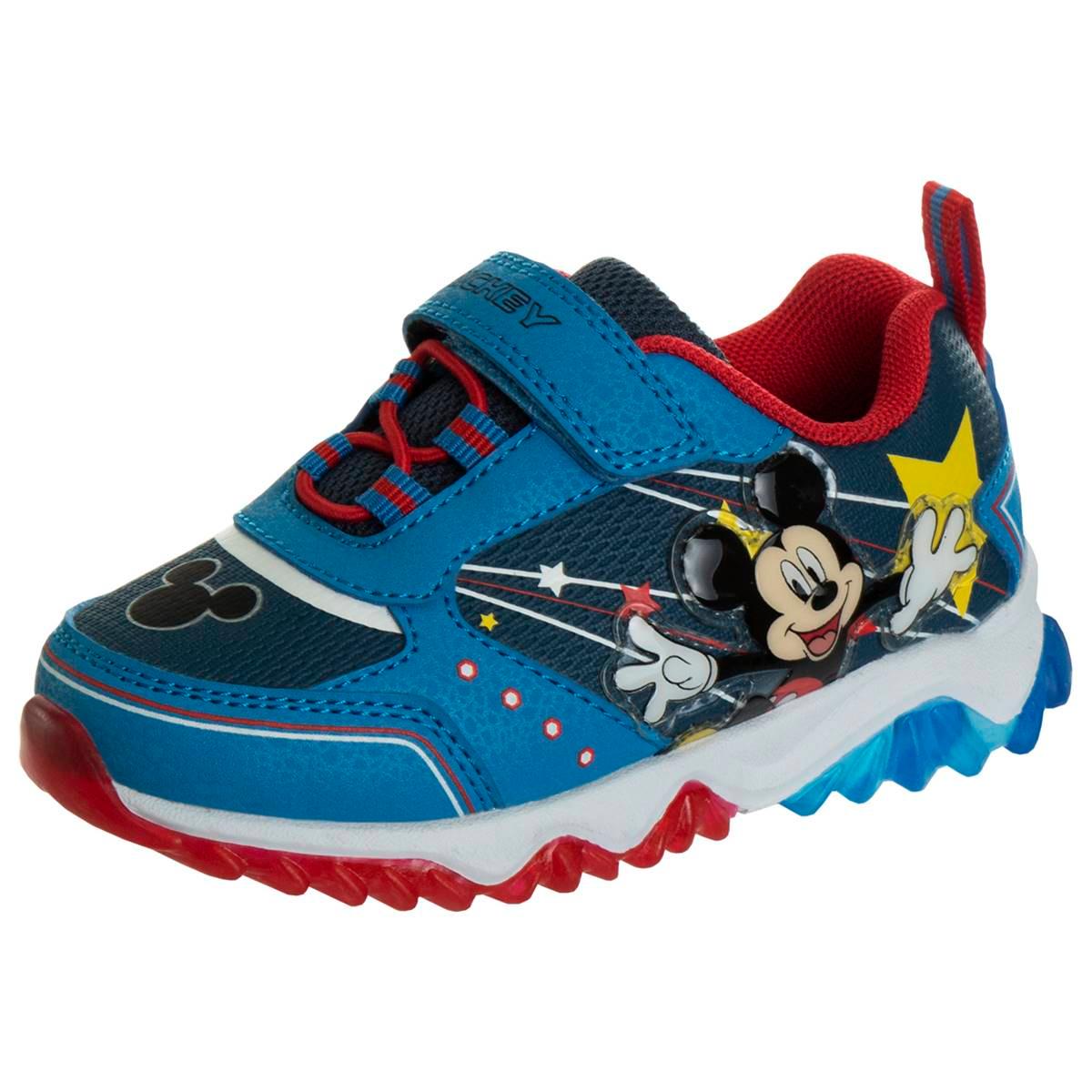 Disney Toddler Boys Mickey Mouse Dual Sizes Sneakers - Blue/Navy