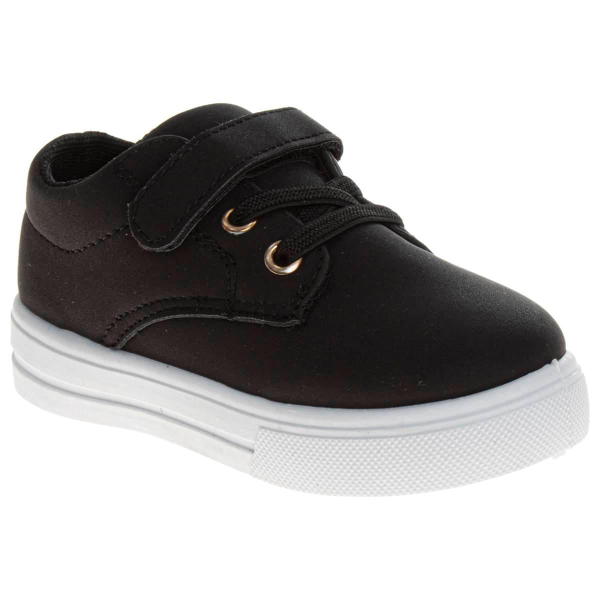 French Toast Toddler and Little Boys Casual Sneakers - Black