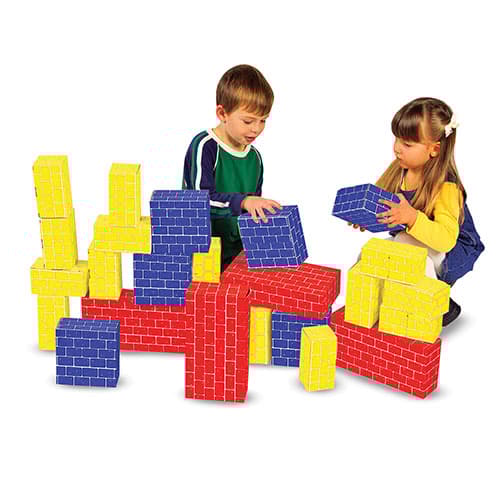 Melissa and Doug Toy  Deluxe Jumbo Cardboard Blocks - Multi