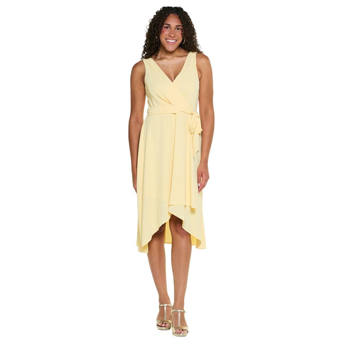 Click here for Womens Connected Apparel Sleeveless Solid Tulip He... prices