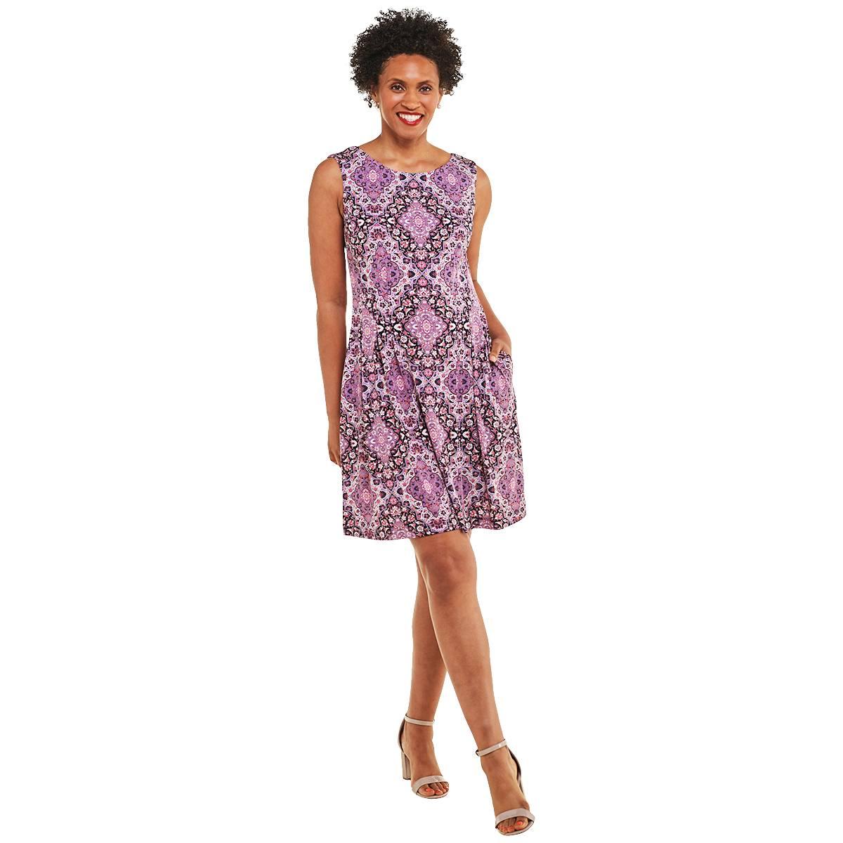 Click here for Womens Connected Apparel Sleeveless Medallion Fit... prices