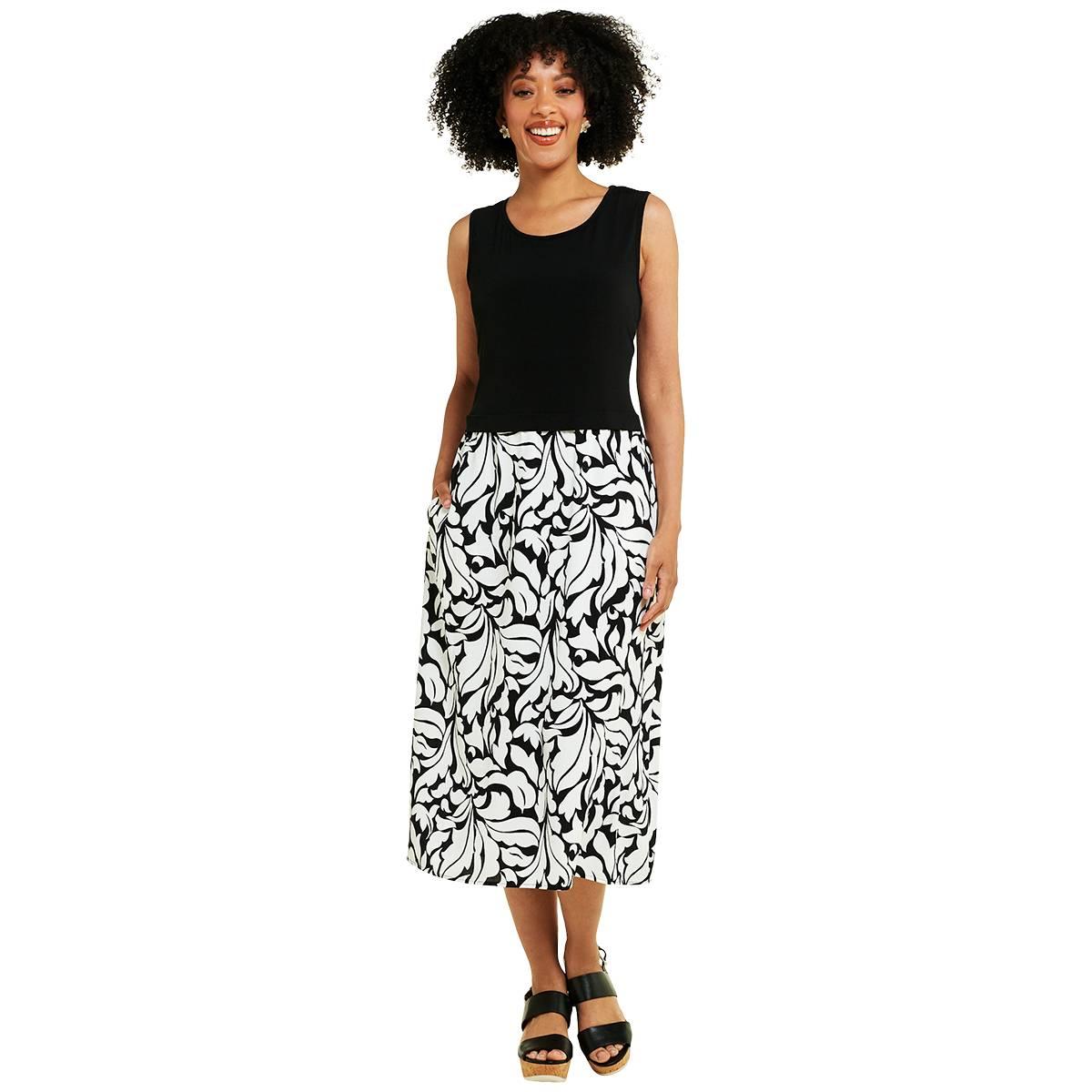 Click here for Womens Connected Apparel Solid Top Floral Bottom M... prices