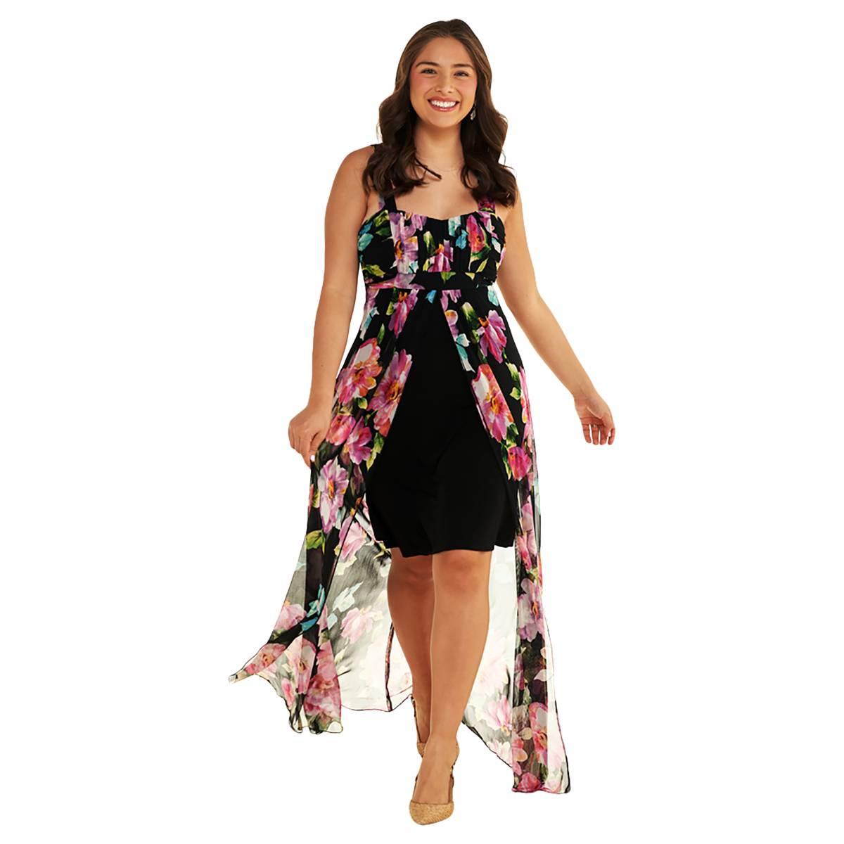 Click here for Womens Connected Apparel Sleeveless Floral Flyaway... prices