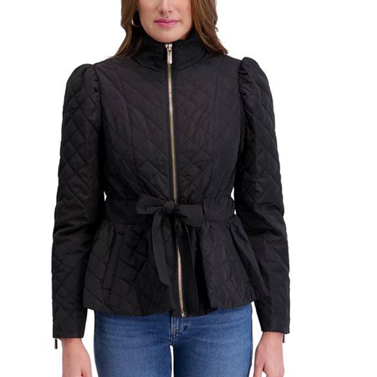 Click here for Womens Kensie Quilted Peplum Jacket prices