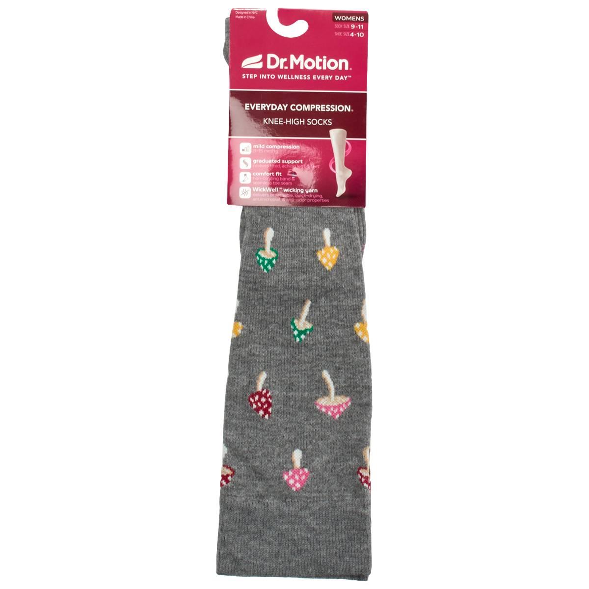 Click here for Womens Dr. Motion Mushroom Compression Knee High S... prices