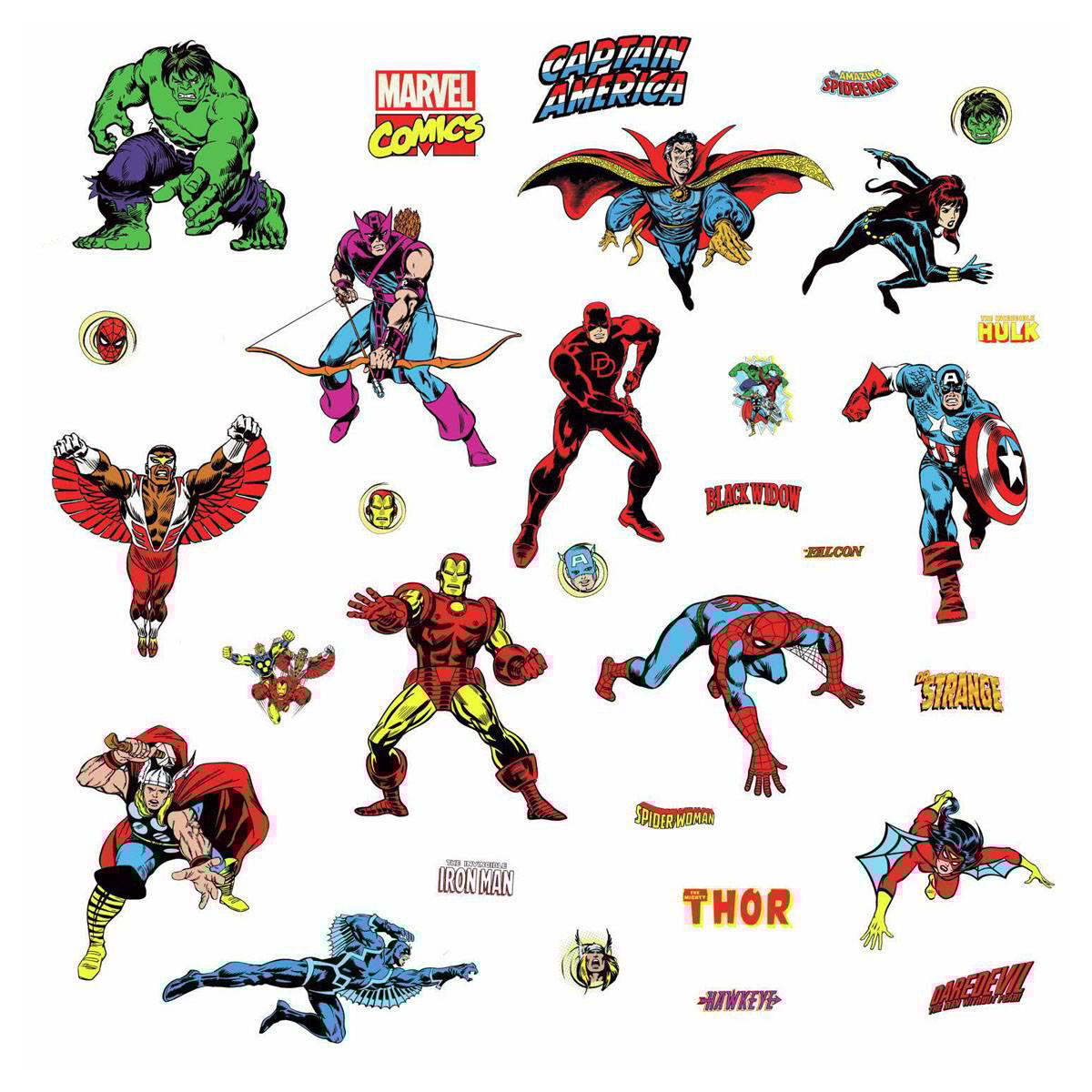 Click here for RoomMates(R) Marvel Classics Peel & Stick Wall Dec... prices