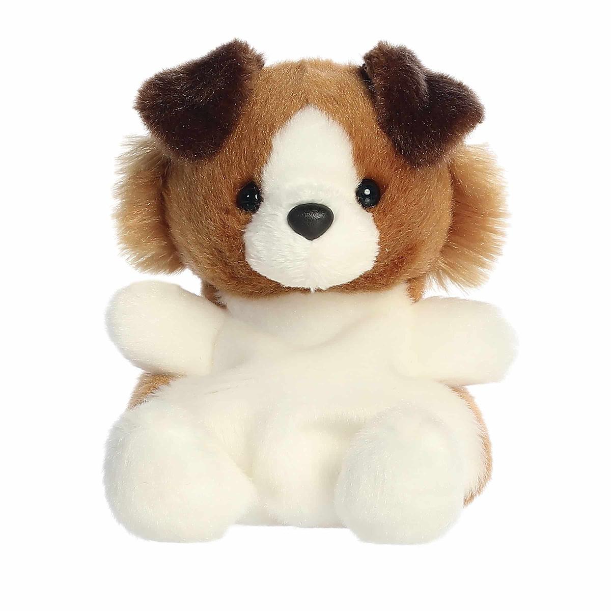 Aurora Mini Fia Sheltie Palm Pals Adorable Plush Toy Brown 5 - Brown