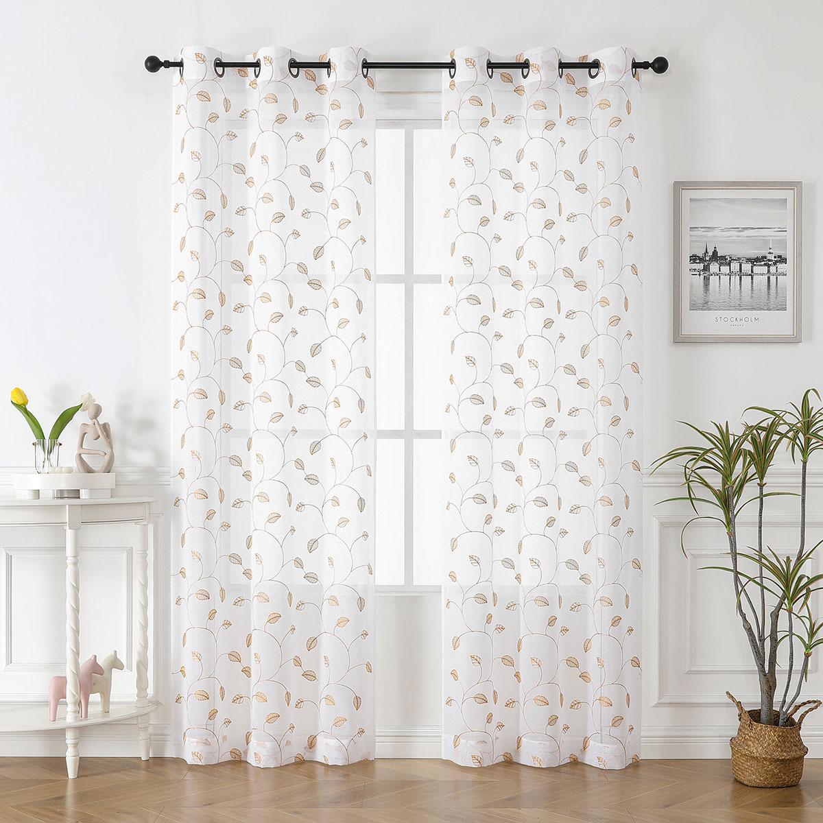 Click here for Abmrose Matte Sheer 2pk Grommet Curtains prices