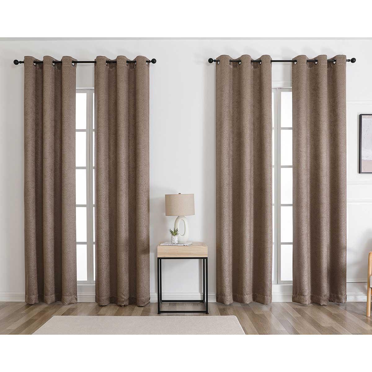 Click here for Capri Emboss Energy Saving 4pk. Panel Curtains prices