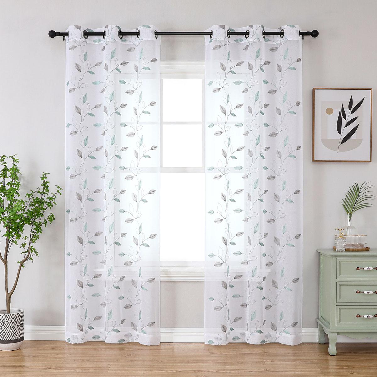 Click here for Cedar Metallic Embroidered 2pk Grommet Curtains prices