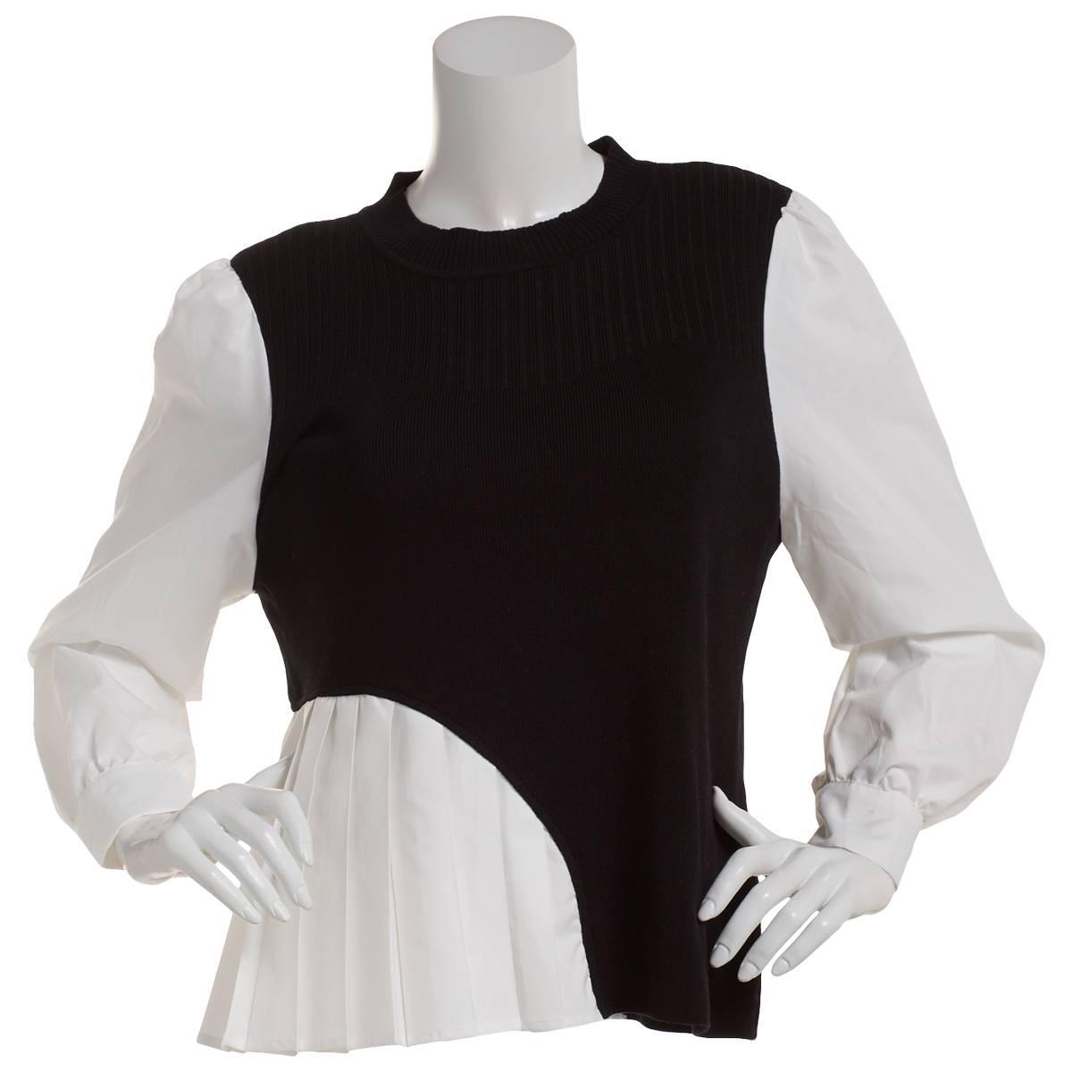 Click here for Womens Nanette Lepore Long Sleeve Asymmetrical Blo... prices