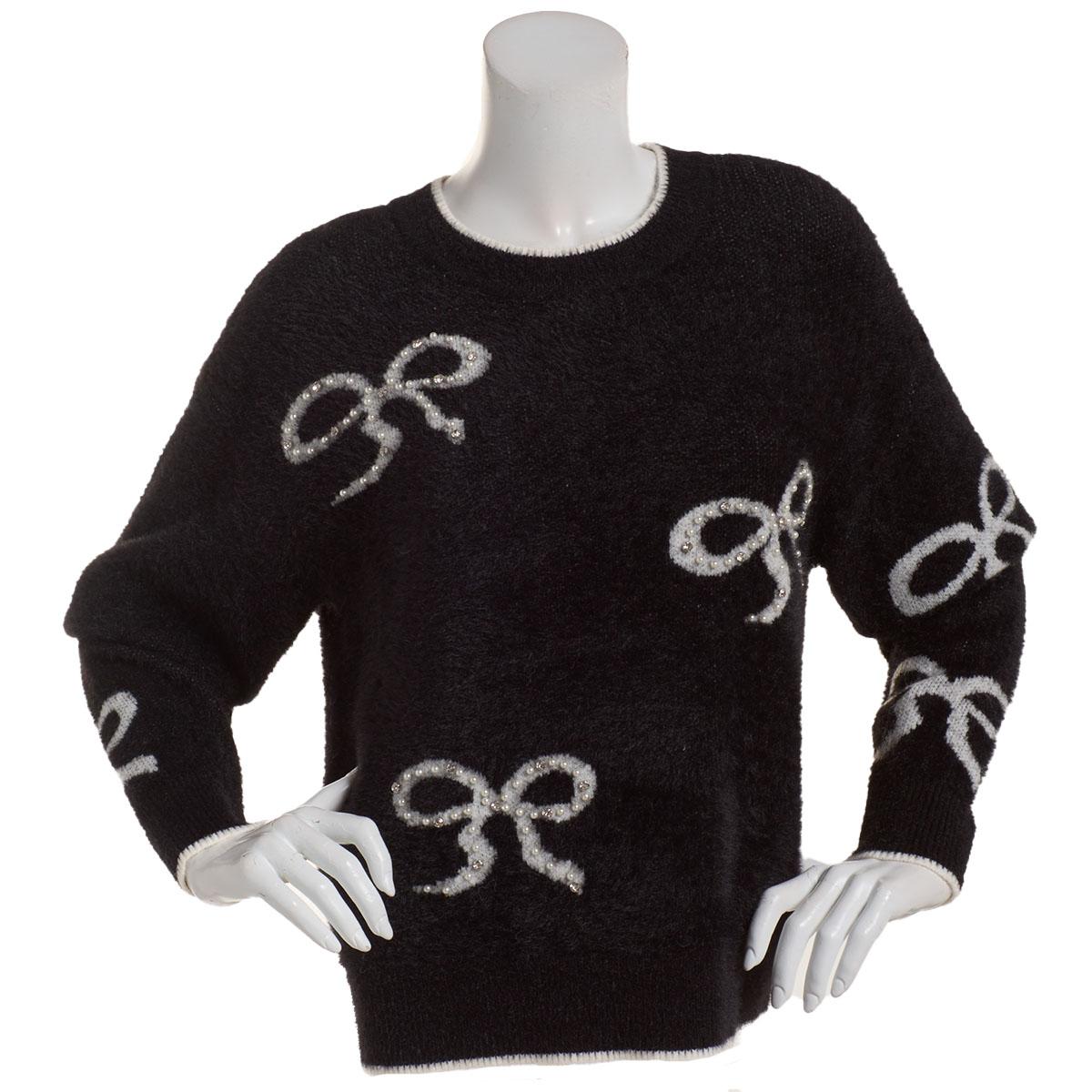 Click here for Womens Nanette Lepore Long Sleeve White Bows w/Pea... prices