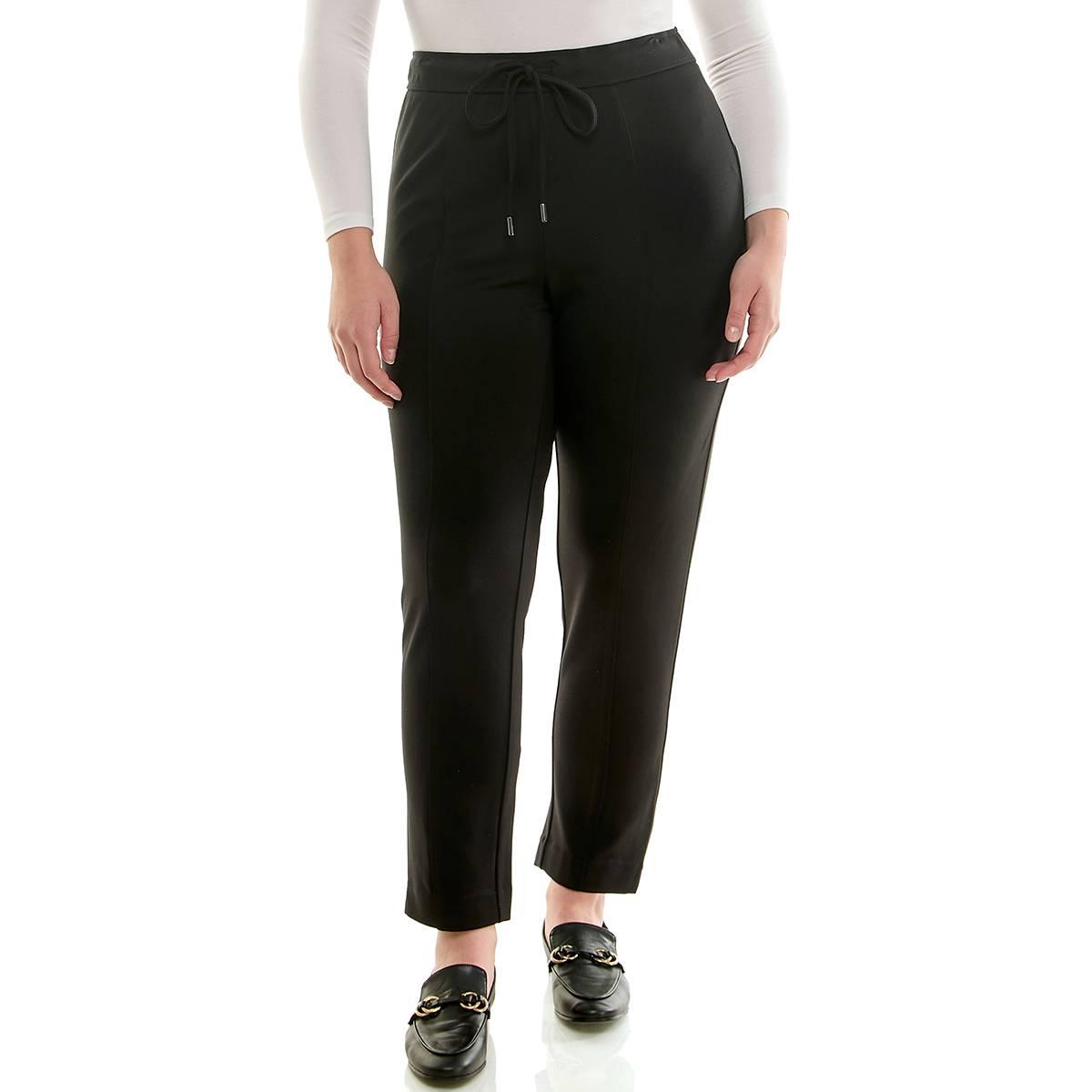 Click here for Womens Zac & Rachel Solid Texture Slim Leg Compres... prices