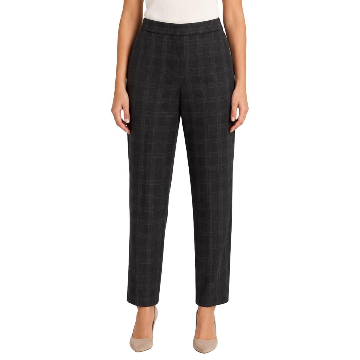 Click here for Womens Zac & Rachel Pull On Plaid Straight Leg Pan... prices