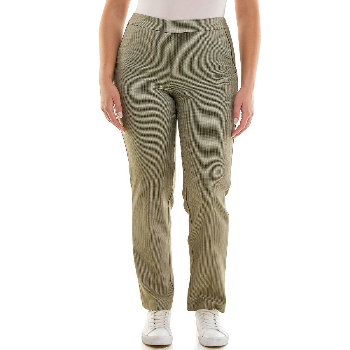 Click here for Womens Zac & Rachel Straight Leg Houndstooth Mille... prices