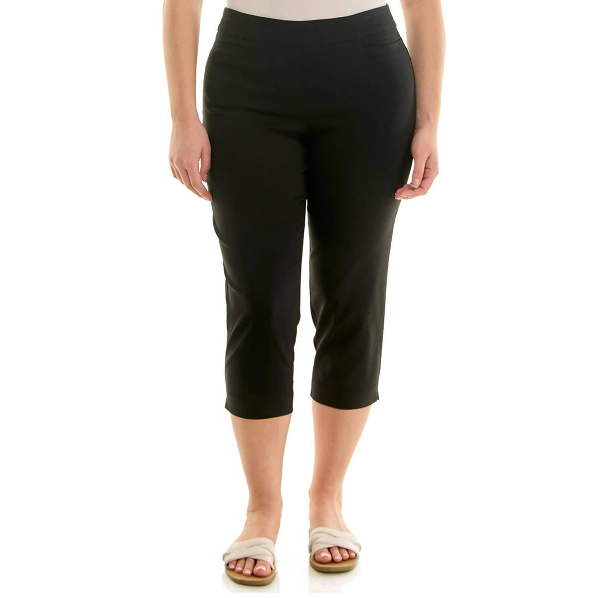 Click here for Petite Zac & Rachel Pull On Solid Millennium Capri... prices