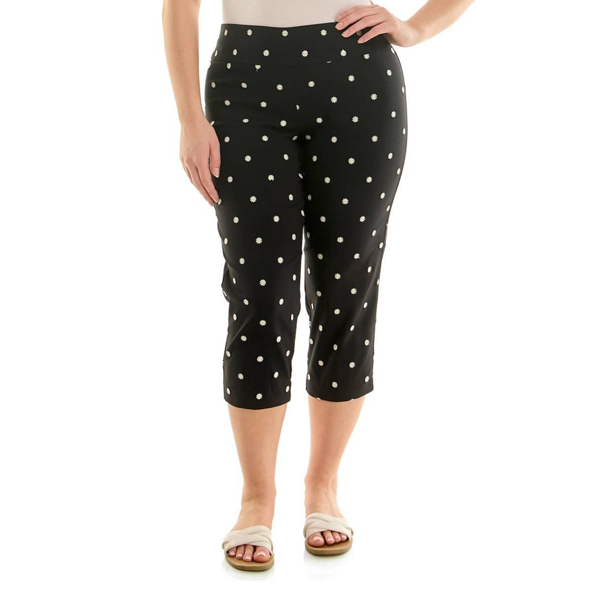 Click here for Petite Zac & Rachel Pull On Daisy Millennium Capri... prices