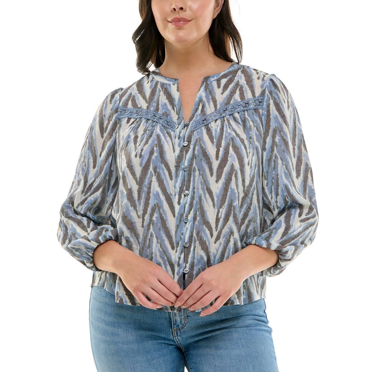 Click here for Petite Zac & Rachel Bracelet Sleeve Zigzag Button... prices