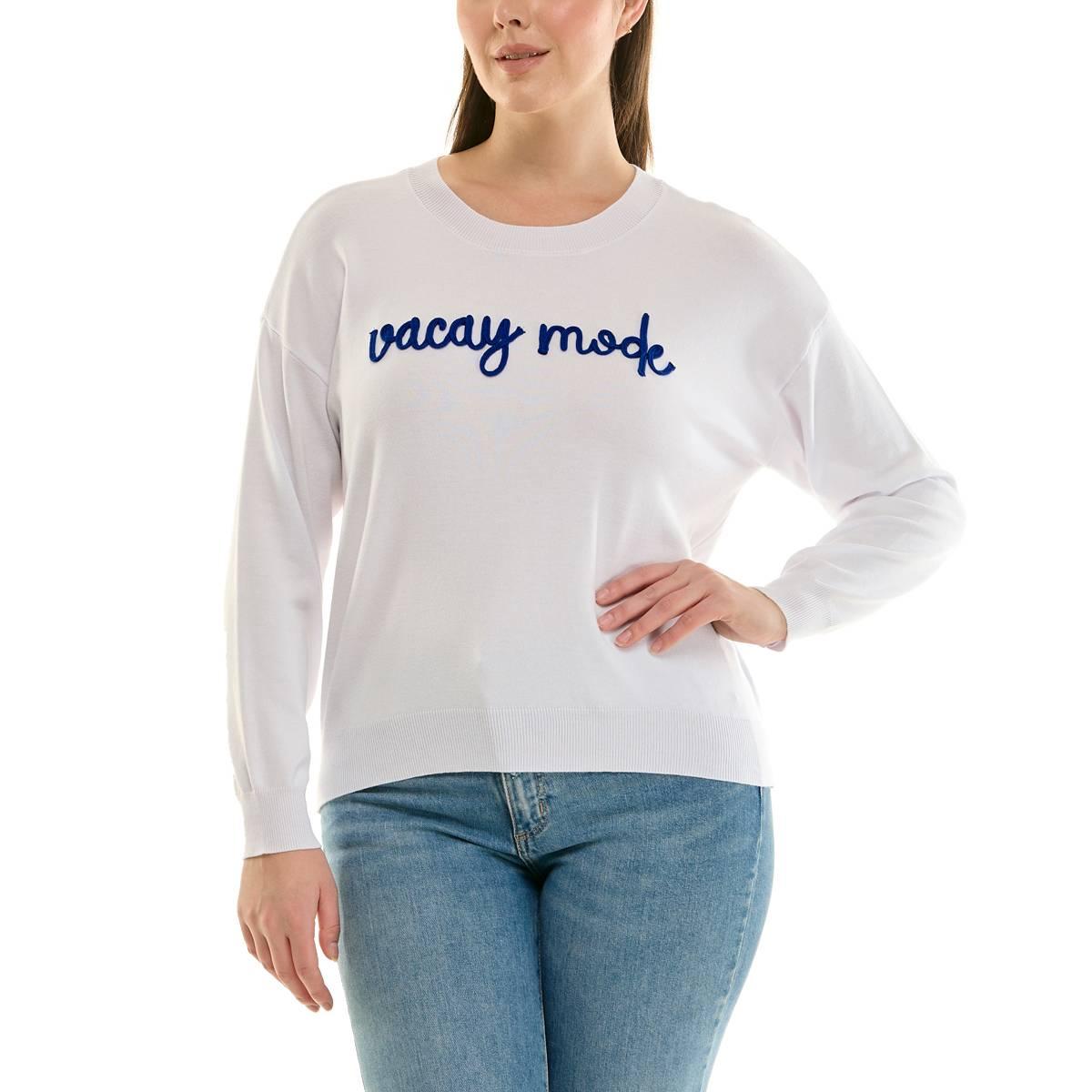 Click here for Womens Zac & Rachel Long Sleeve Solid Knit Vacay M... prices