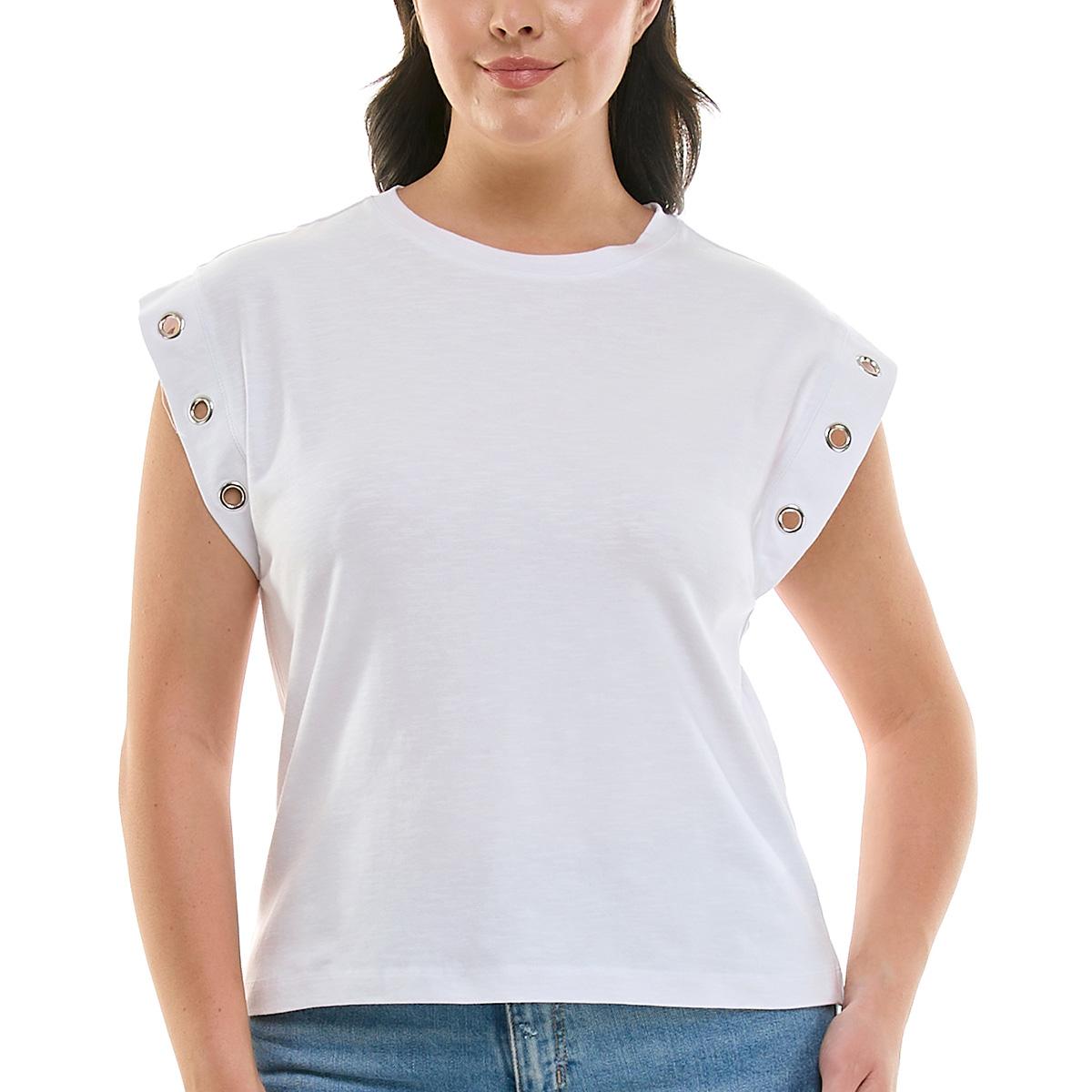 Click here for Womens Zac & Rachel Extended Short Sleeve Grommet... prices