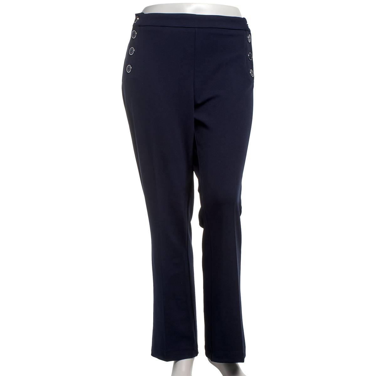 Click here for Plus Size Zac & Rachel Solid Scuba Bootcut Sailor... prices
