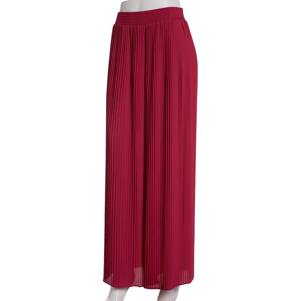 Click here for Womens Nicole Miller Solid Crinkle Pleated Pants prices