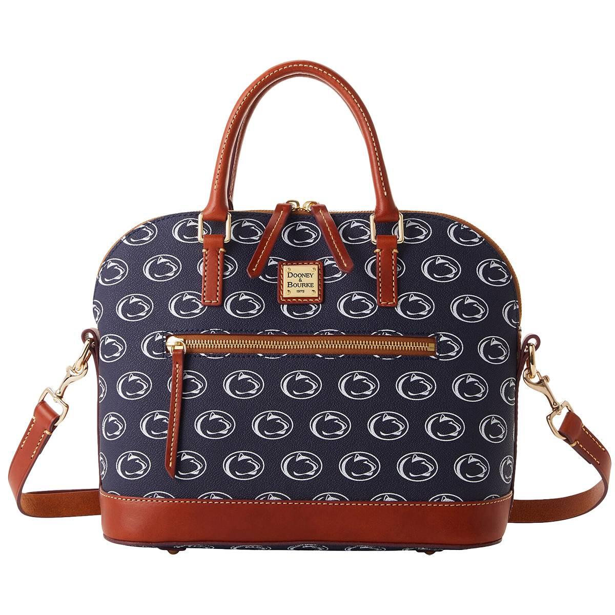 Click here for Dooney & Bourke Penn State Dome Zip Satchel prices
