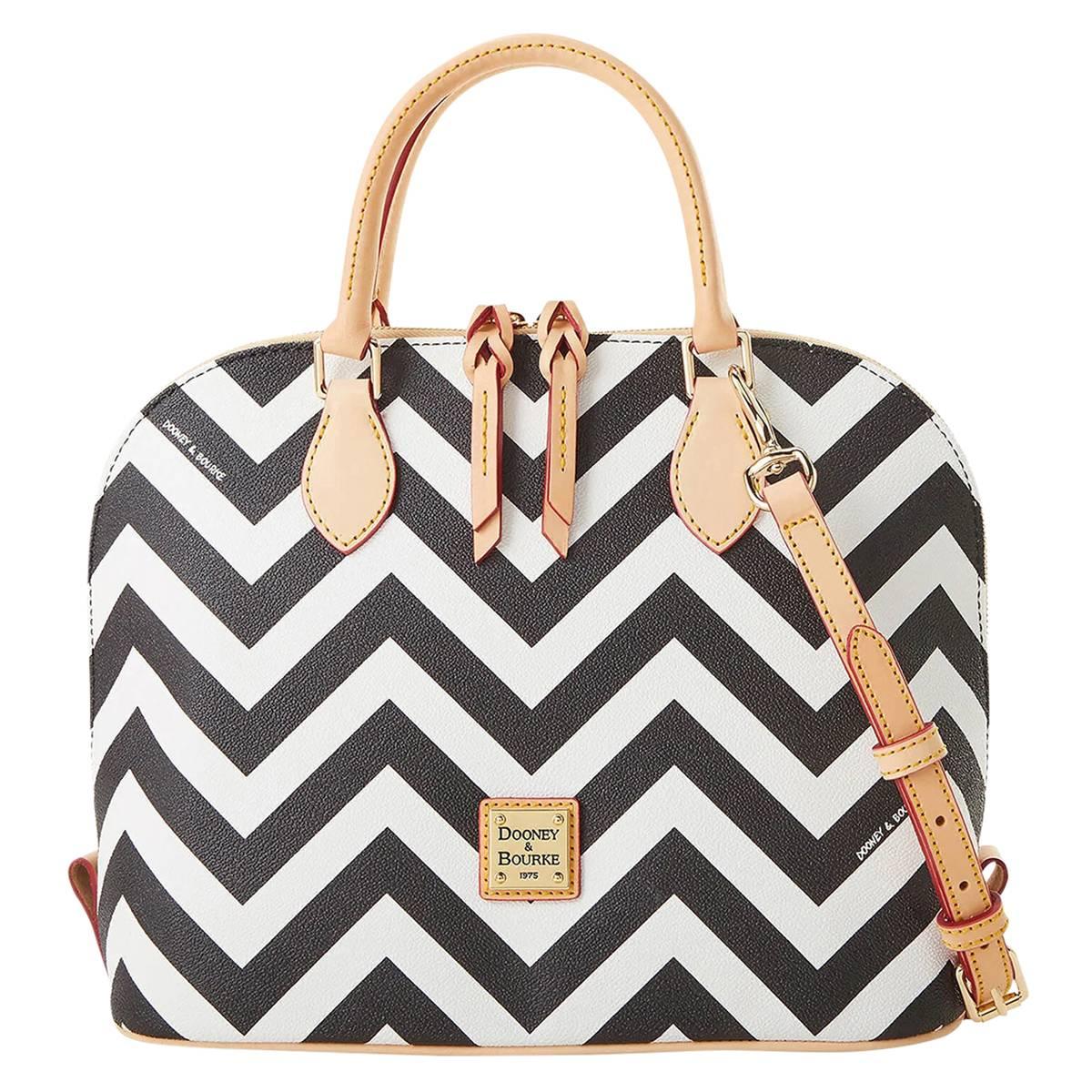 Click here for Dooney & Bourke Chevron Zip Zip Satchel prices
