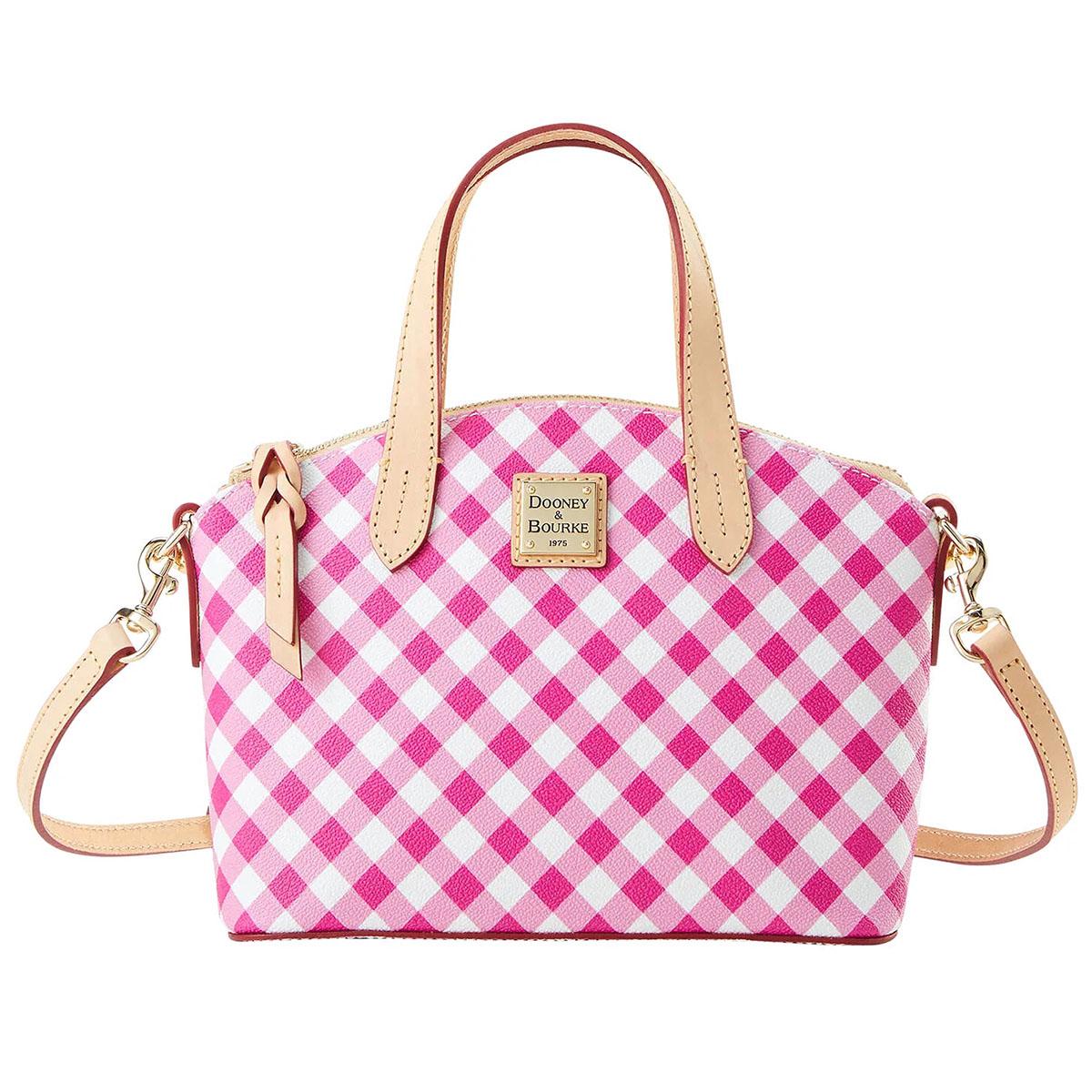 Click here for Dooney & Bourke Gingham II Ruby Satchel prices