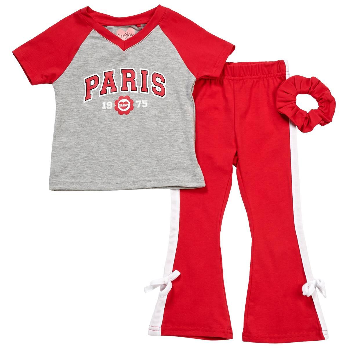 Click here for Toddler Girl Freestyle Revolution 2pc. Paris Tee &... prices